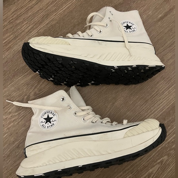 Converse | Shoes | Converse White Platform High Top | Poshmark